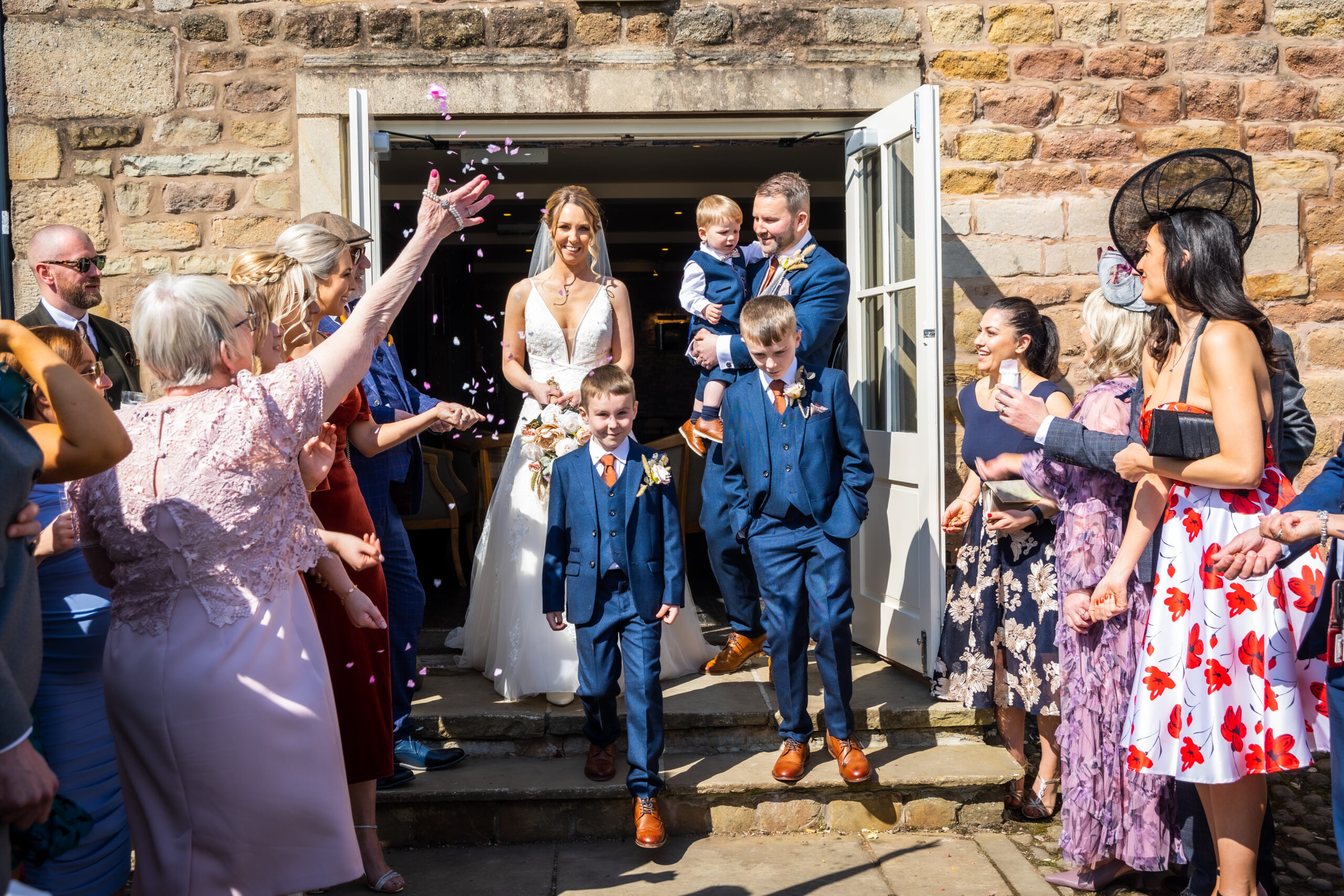 Gemma and Craig's boho rustic wedding at the Shireburn Arms
